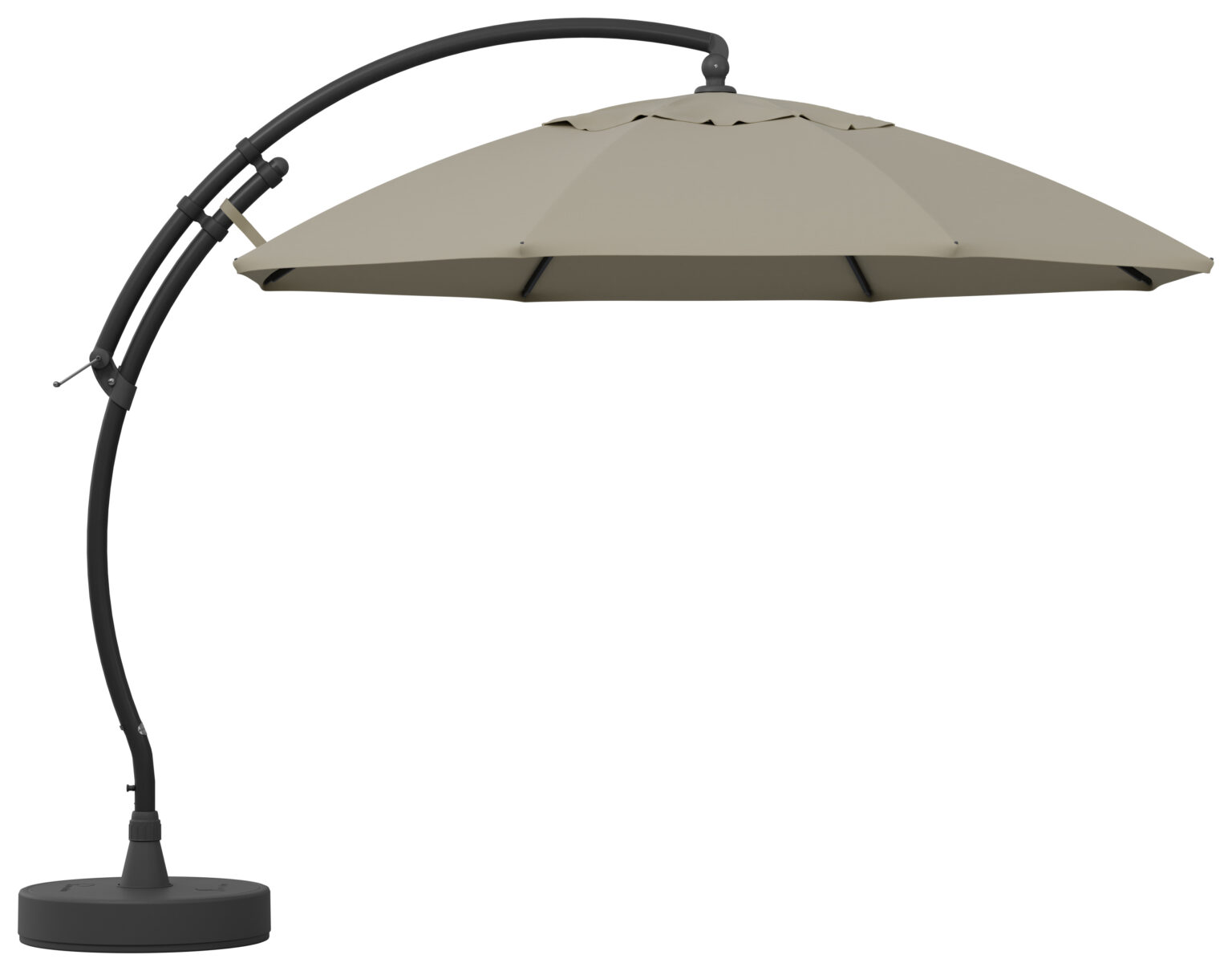 Easy Sun 11.5′ Curve Cantilever Parasol by Sun Garden